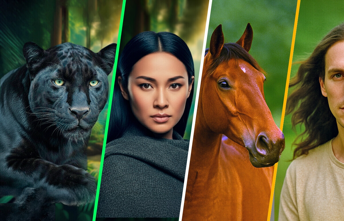 Нейросеть показала, как бы выглядели 16 животных, будь они людьми. Результат — это что-то с чем ...